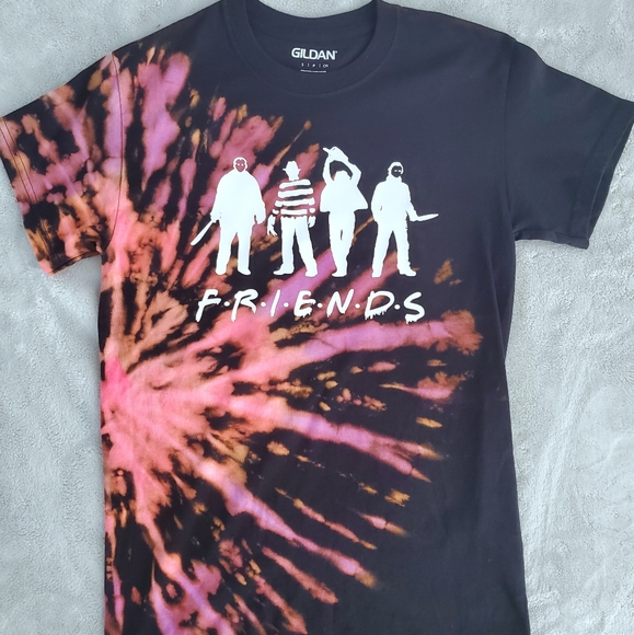 Tops | Handmade Tie Dye Serial Killer Tee | Poshmark